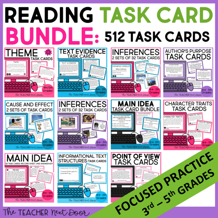 16 Ways to Use Task Cards - The Teacher Next Door