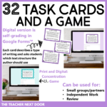 Author's Purpose Print and Digital for 4th and 5th Grades - The Teacher ...