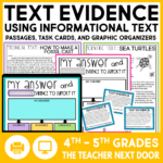 Teaching Text Evidence - The Teacher Next Door